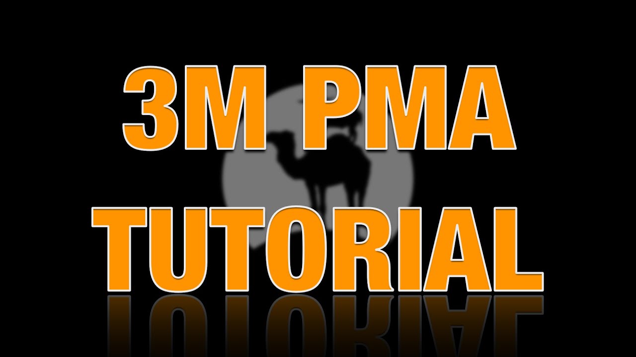 3M PMA Tutorial - YouTube