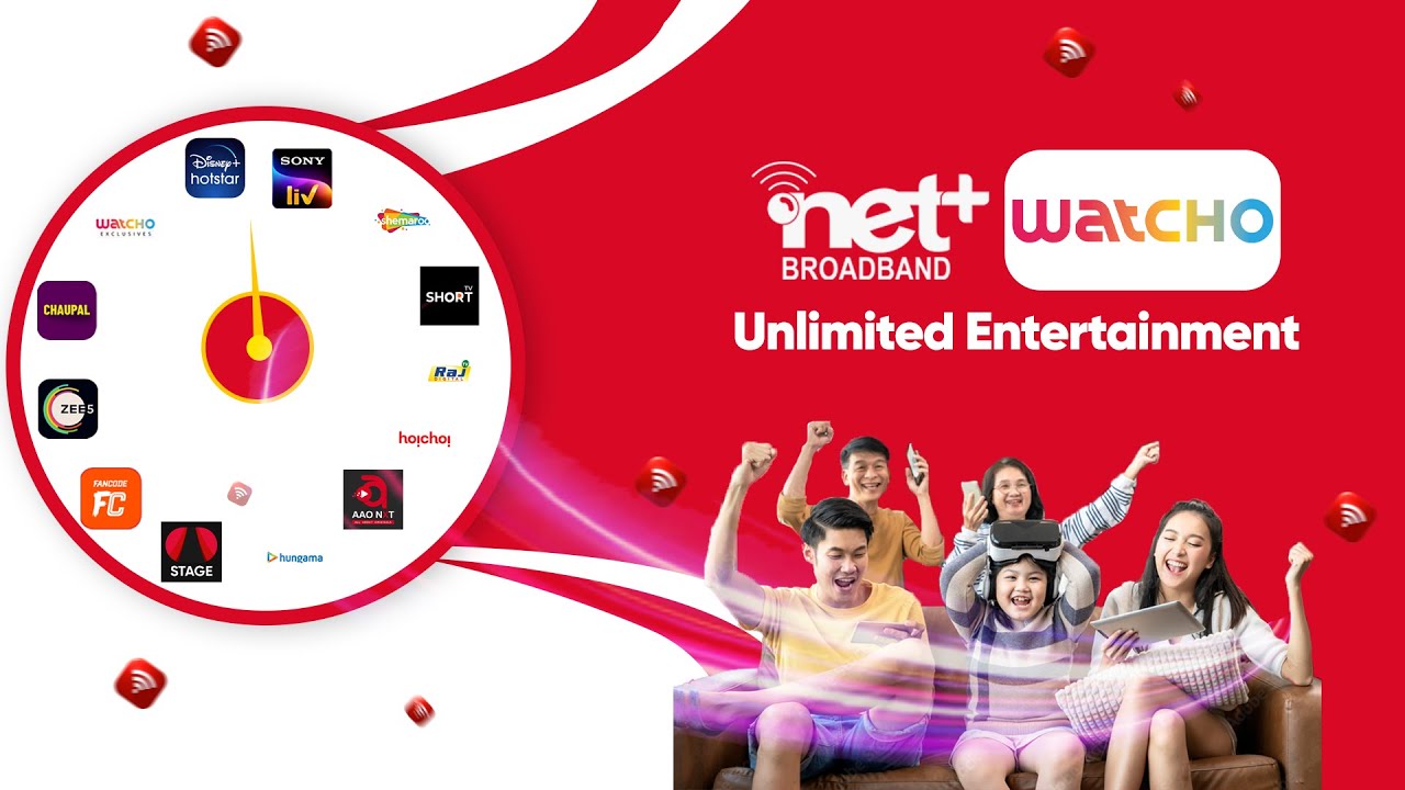 Unlimited Entertainment With OTT Apps | Netplus Broadband - YouTube