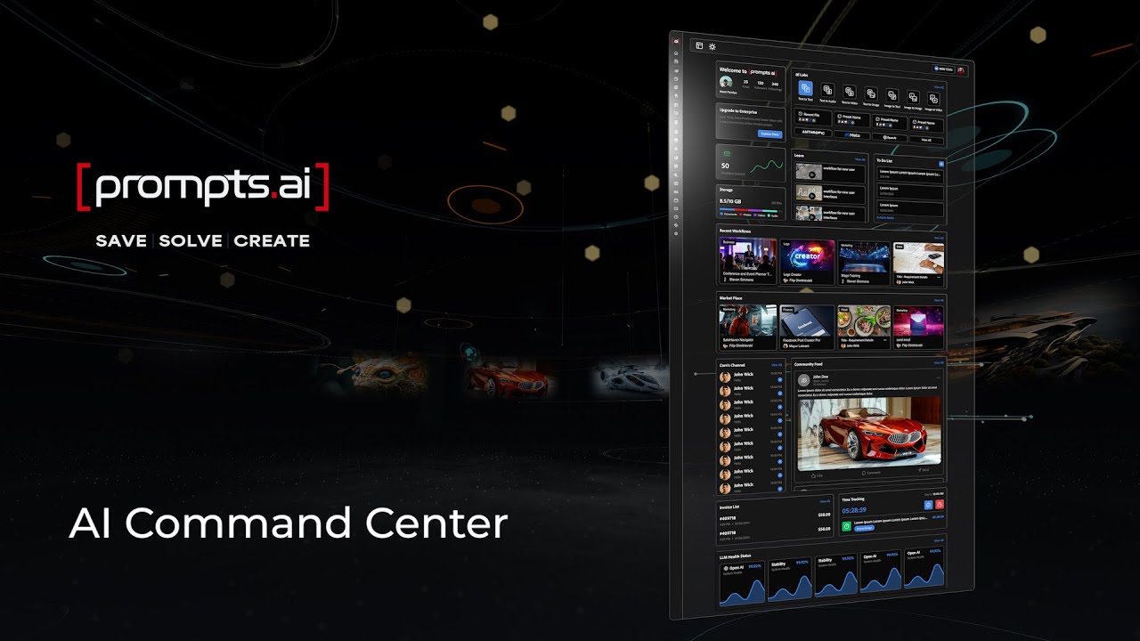 [prompts.ai] AI Command Center - YouTube