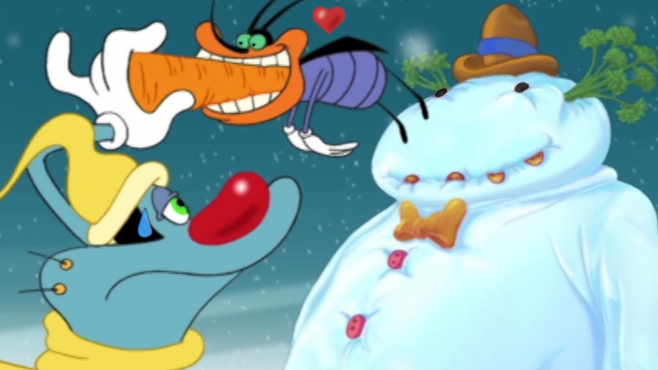 Oggy and the Cockroaches - THE SNOWMAN (S01E43) CARTOON | New Episodes ...