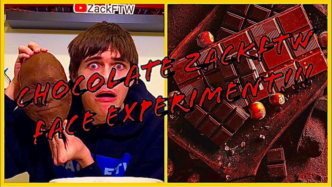 I made a Chocolate copy of my face and ATE IT ALL (eating my face ...