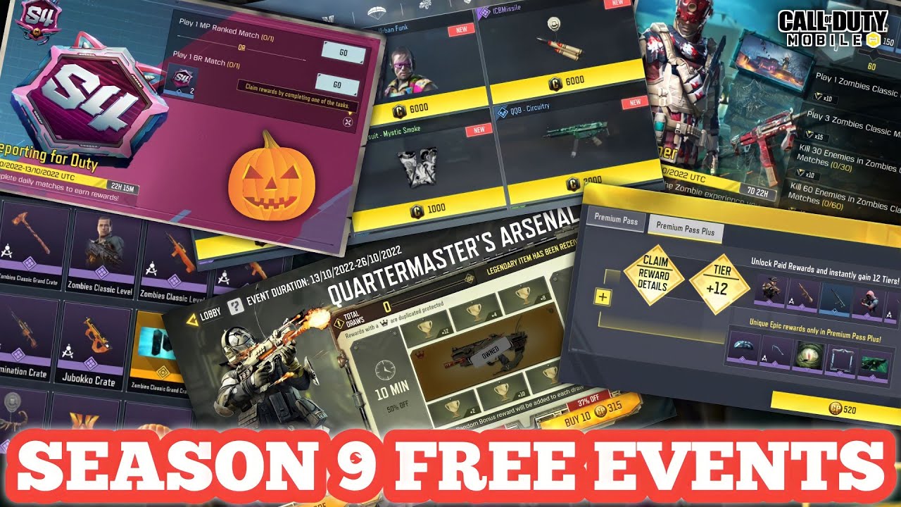 *Free* 🤩 Season 9 Redeem Free Zombie Rewards+Quartermaster Arsenal+New ...