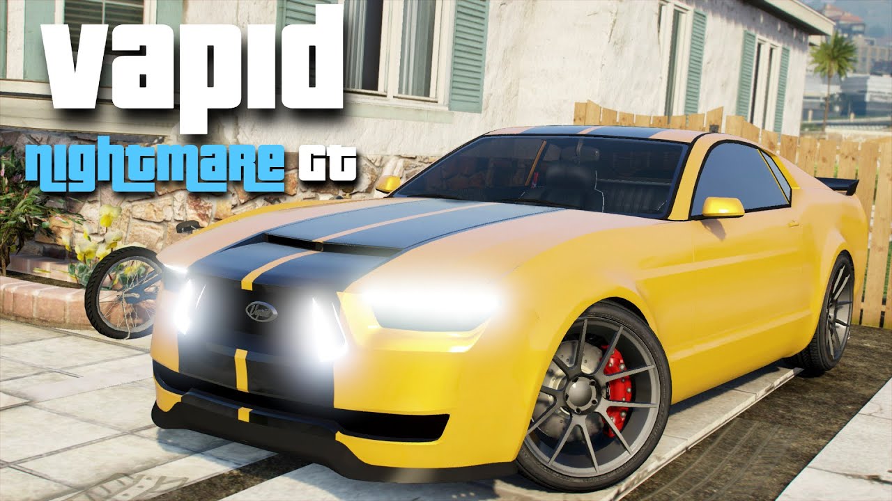 Vapid Nightmare GT BETA (Ford Mustang GT) - Lore Friendly Car Mod GTA 5 ...