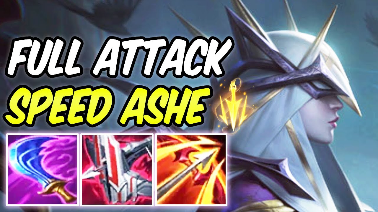 FULL ATTACK SPEED ASHE ADC WITH BUFFED LETHAL TEMPO | Best Build ...