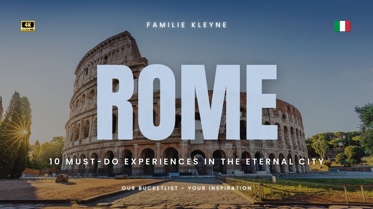 Exploring Rome – 10 Must-Do Experiences in the Eternal City 🇮🇹 - YouTube