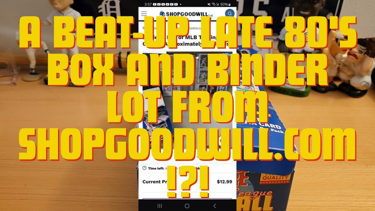 A Beat-Up Box and Binder Lot from ShopGoodwill.com! - YouTube