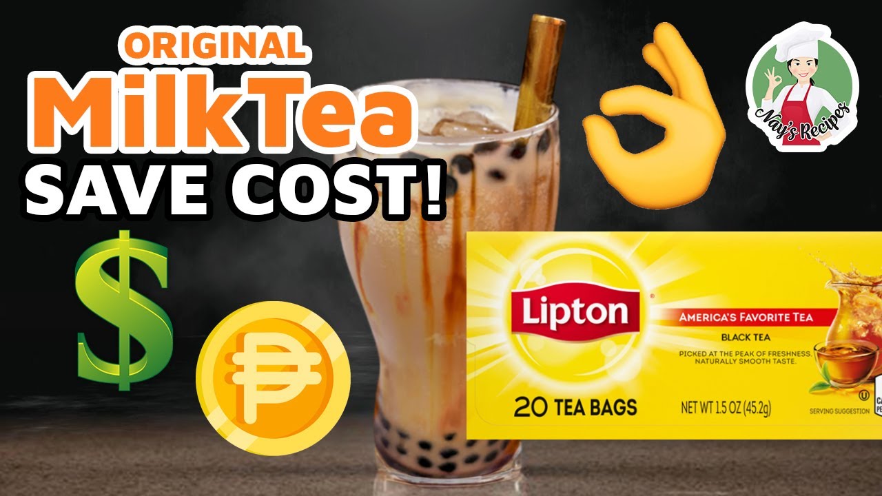 HOW TO MAKE MILK TEA RECIPE | DIY MILK TEA | BUBBLE TEA - YouTube