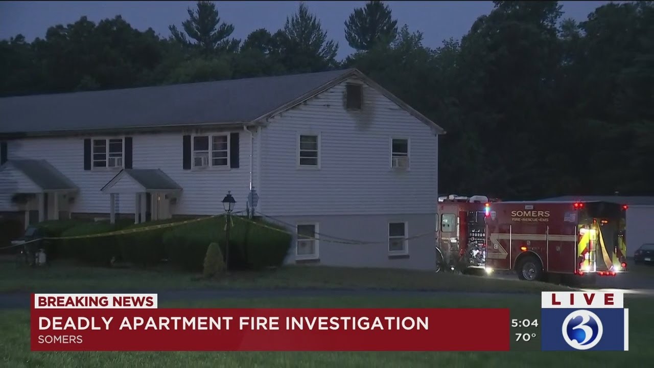 VIDEO: 1 dead in Somers apartment fire - YouTube
