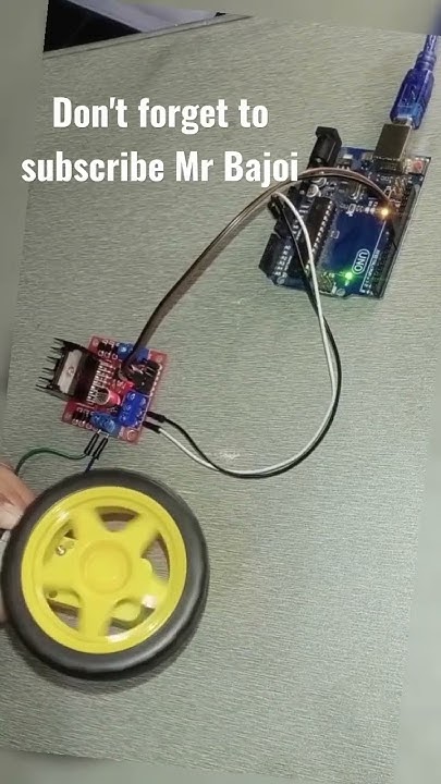 How Dc Motor Rotation Clock Wise And Anticlockwise Arduino Project