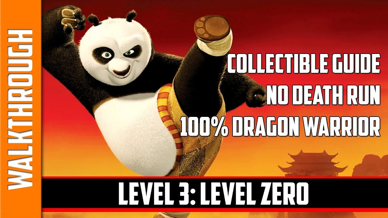 Kung Fu Panda Level 3 Collectible Guide & no death run & 100% on all ...