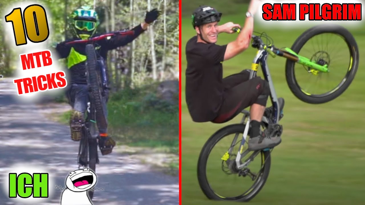 10 MTB Tricks von Sam Pilgrim gelernt - YouTube