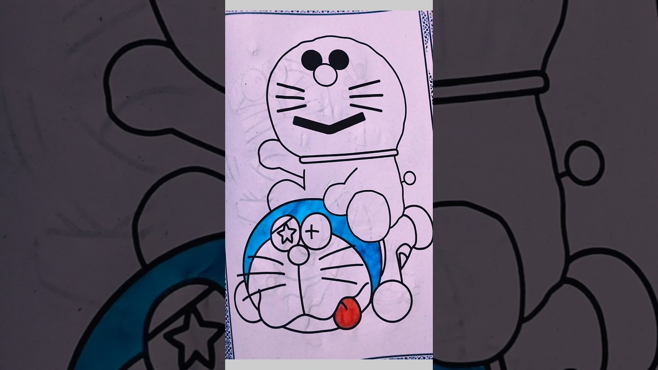 How to color Doraemon #music #musician #sound #cocomelon #disney # ...
