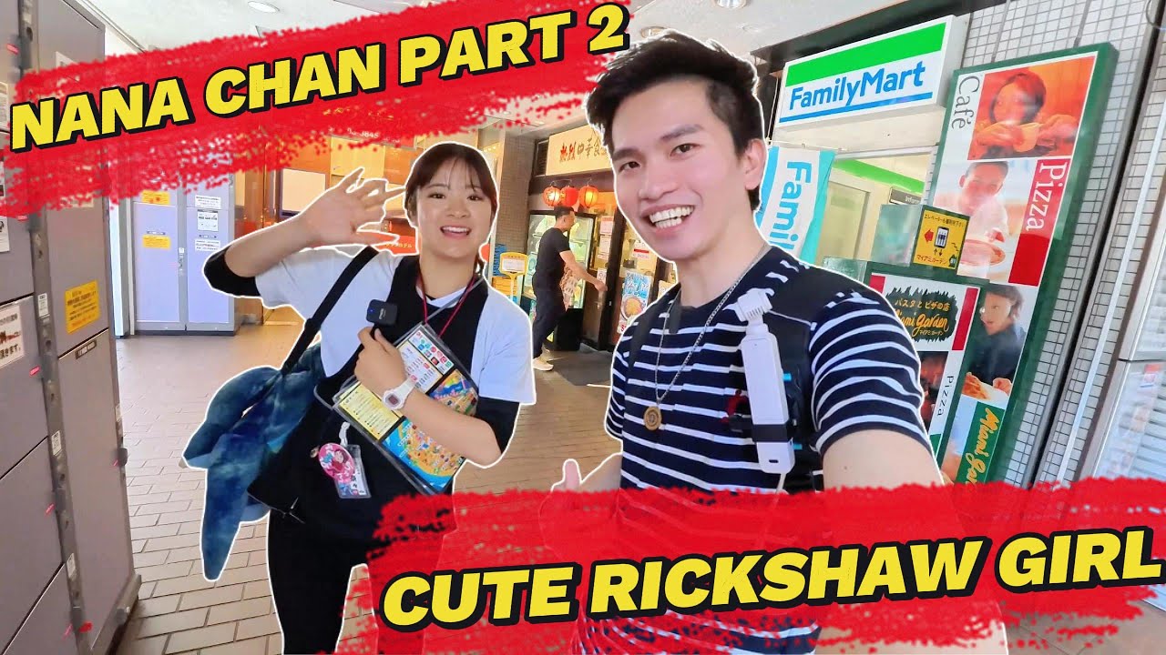 CUTE JAPANESE RICKSHAW GIRL NANA CHAN PART 2! - YouTube