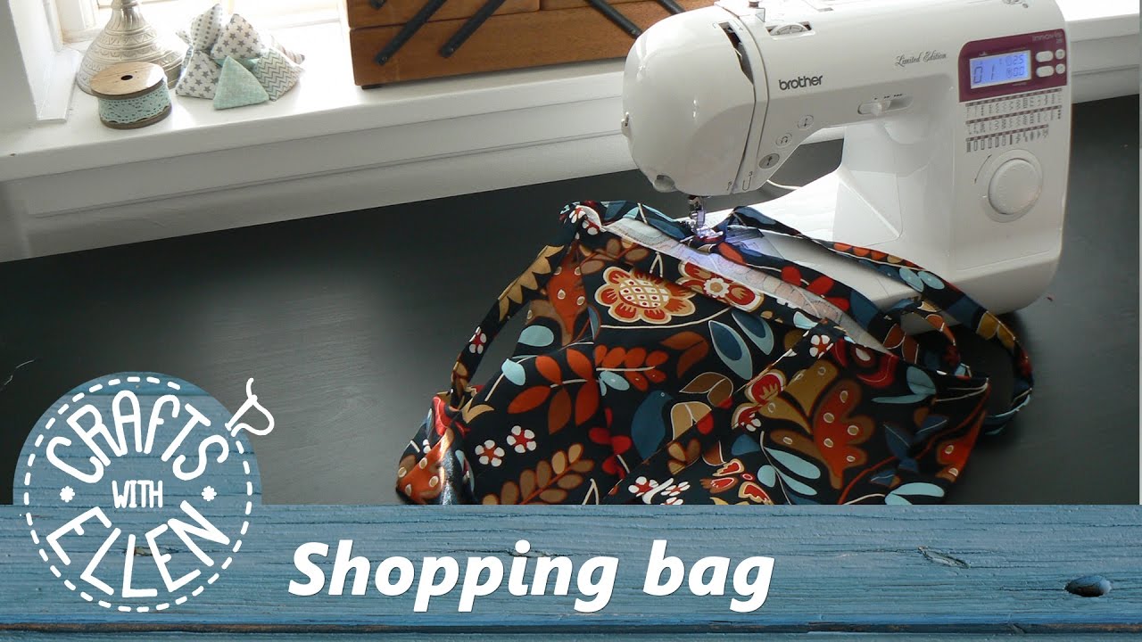 How to make a shopping bag | Sewing tutorial - YouTube