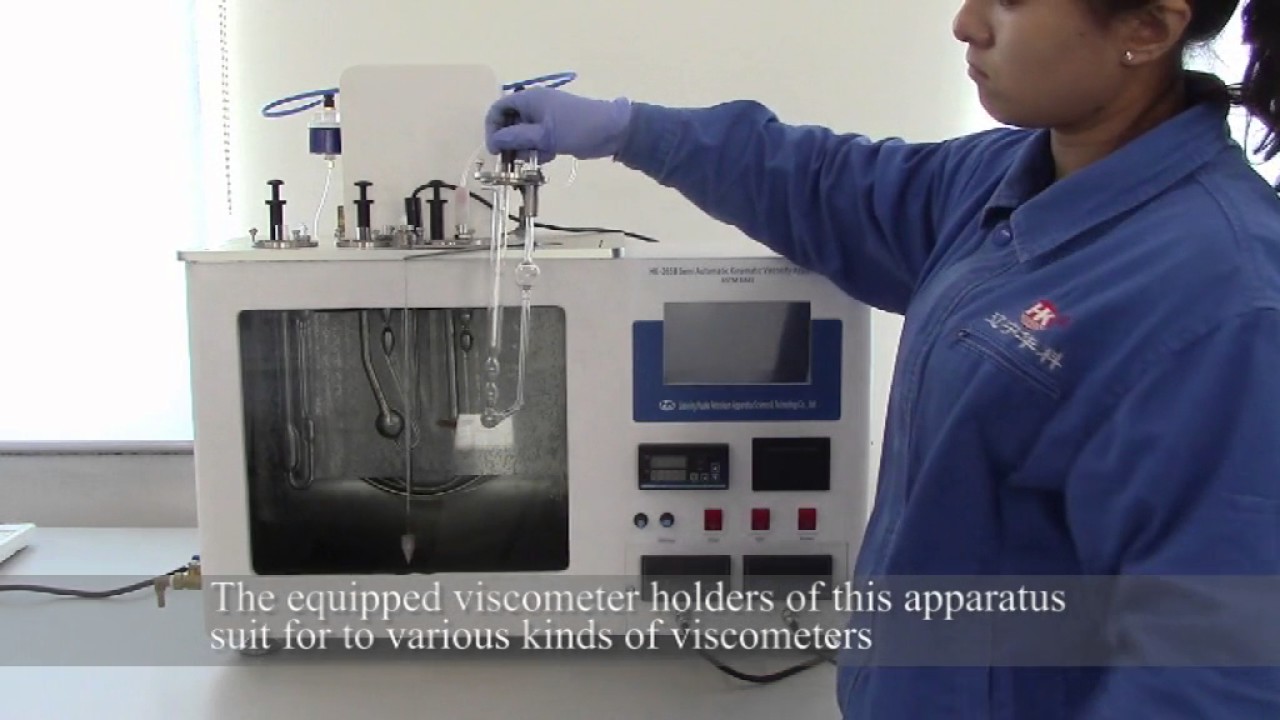 HK-265G Semi-Automatic Kinematic Viscosity Apparatus(with oil suction ...