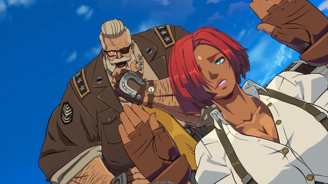 Guilty Gear fan made Giovanna vs Goldlewis intro - YouTube