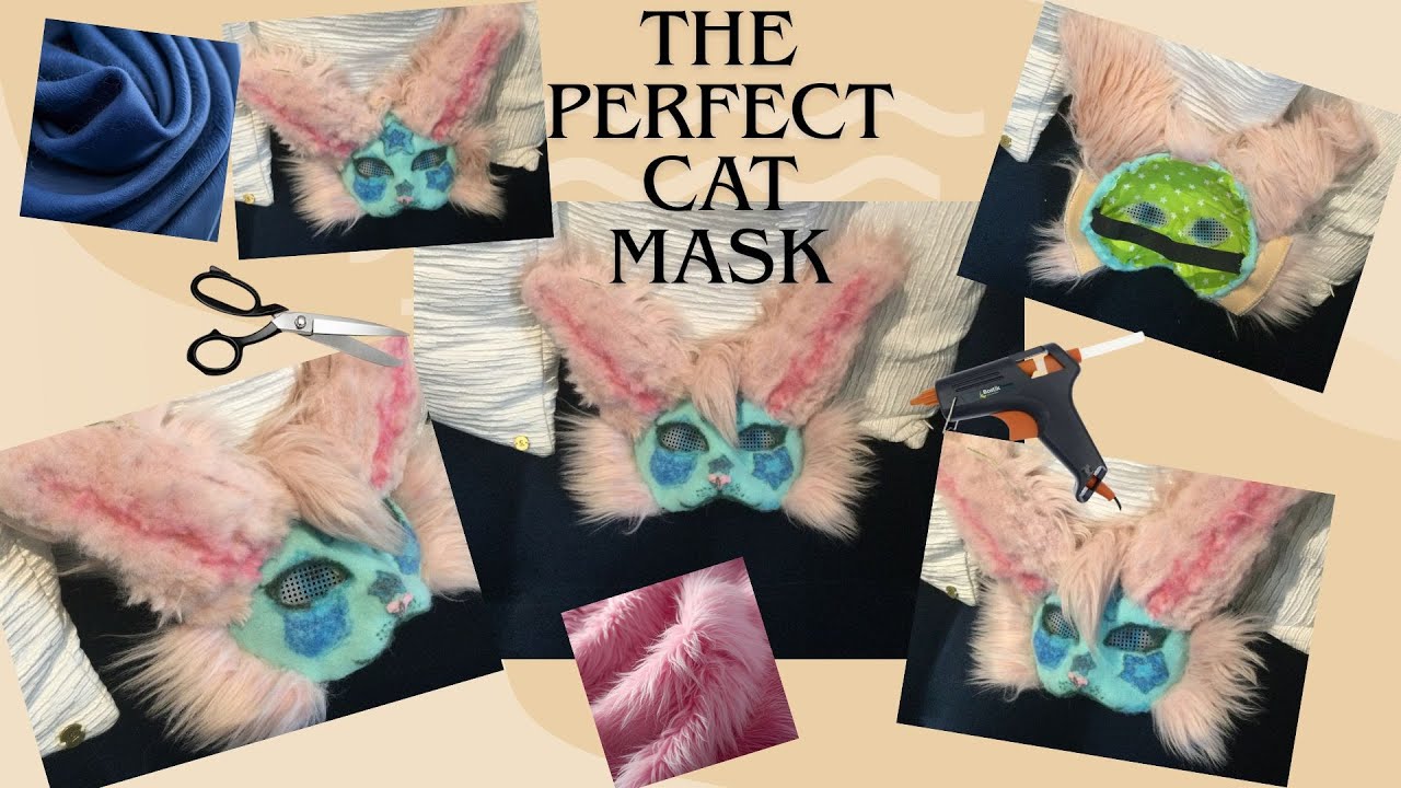 How to Make a Cat Mask for Beginners! (Good tutorial) - YouTube