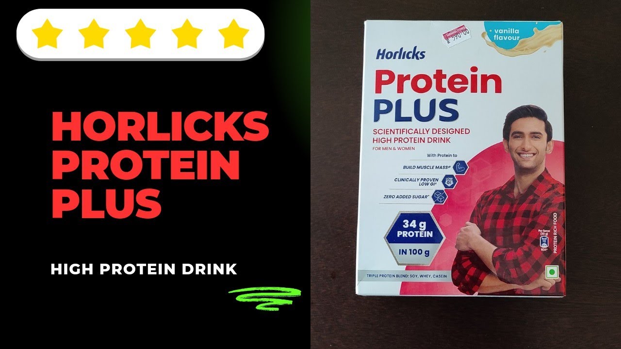 HORLICKS PROTEIN PLUS Review | Build Muscle FAST with Horlicks Protein ...