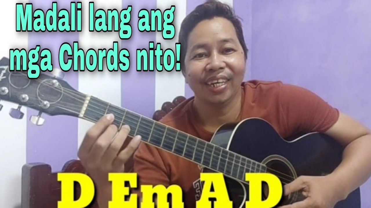Ang tanging alay ko(Guitar Chords)Easy tutorial D Em A D - YouTube