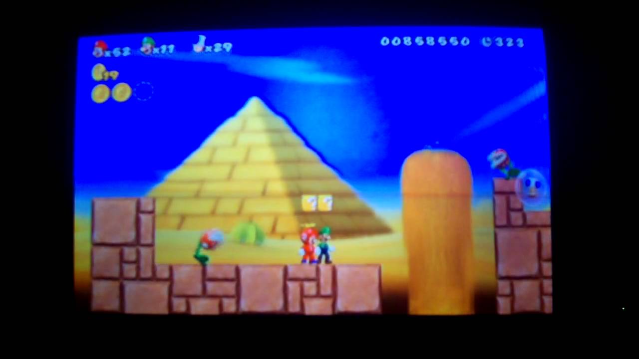 New Super Mario Bros Wii Multiplayer Walkthrough: World 2-1 - YouTube