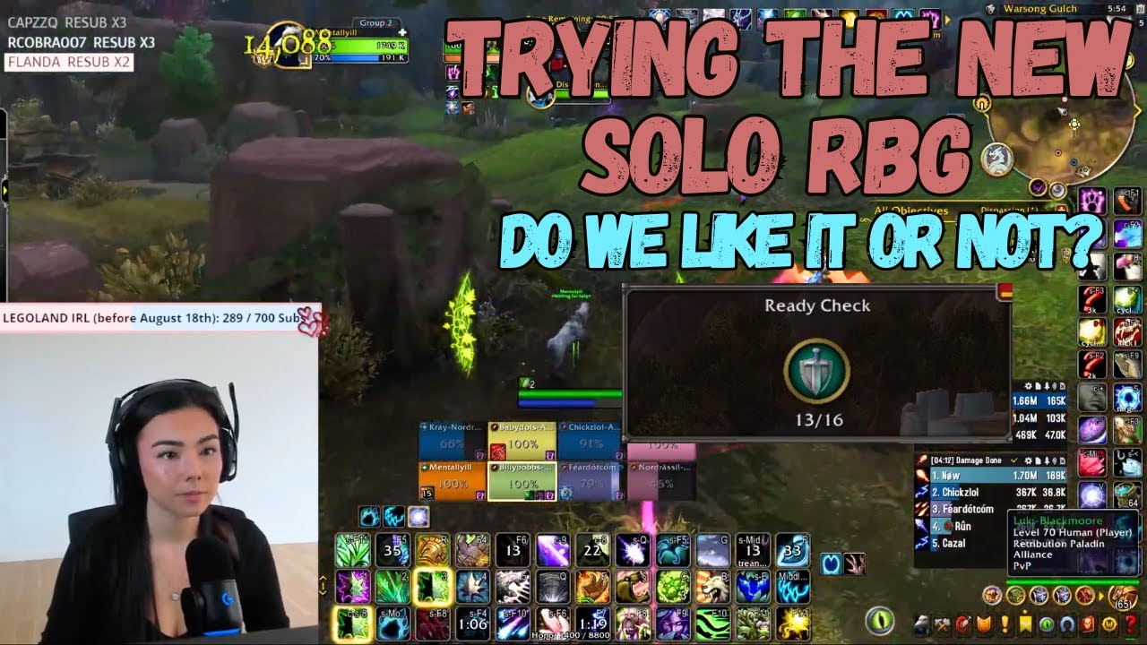 The War Within prepatch - TRYING THE NEW SOLO RBG MODE - YouTube