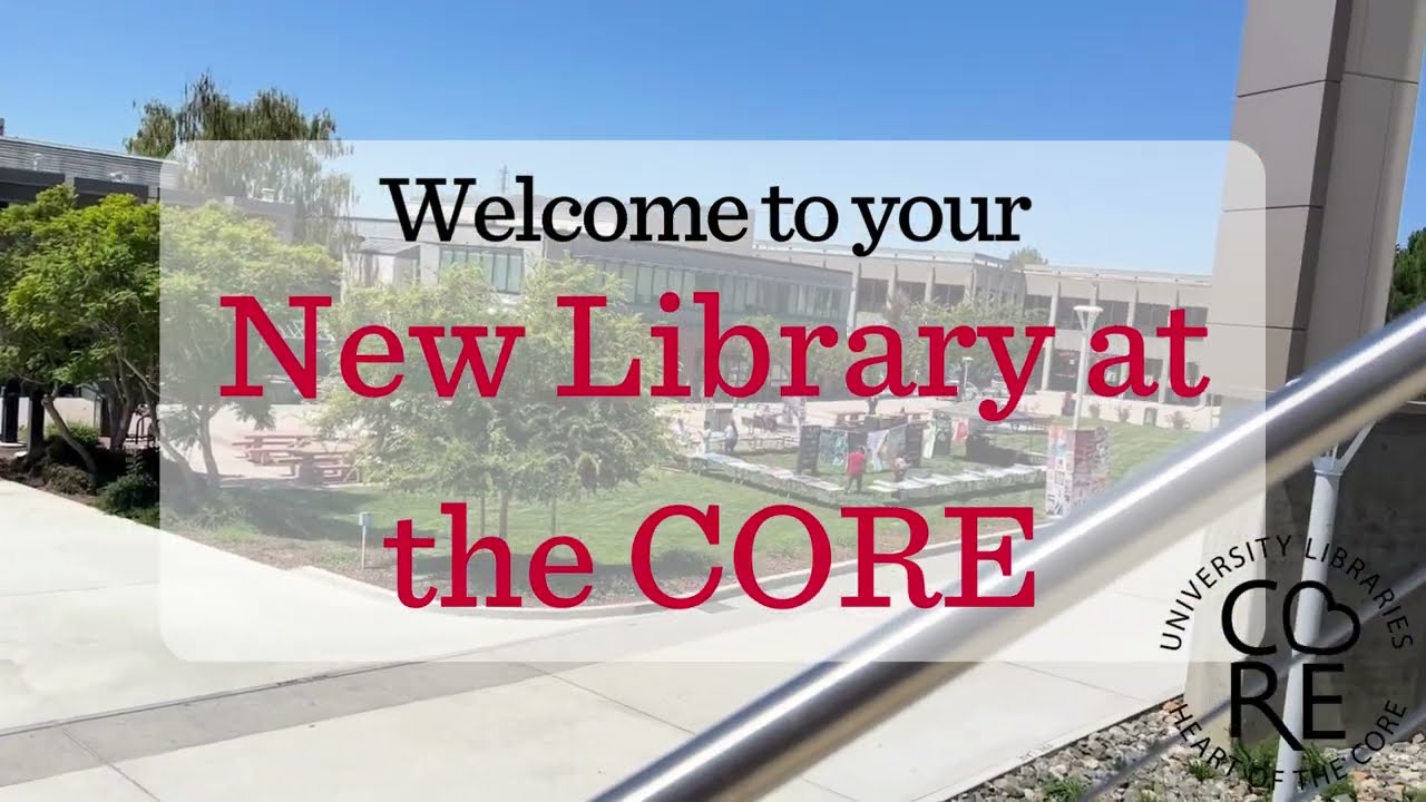 Welcome To The CORE! Home to the CSUEB University Libraries! - YouTube