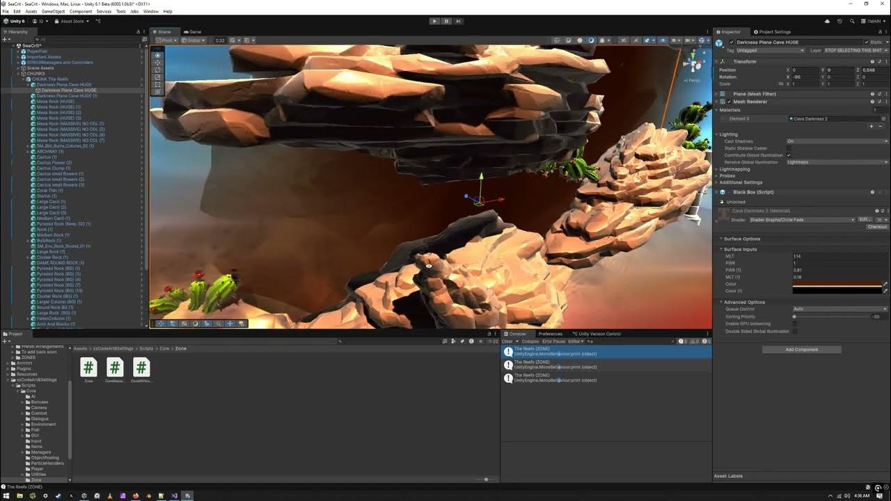 SeaCrit Unity GameDev Session #61, Bugs! DRAT!! And setting up some boring stuff - YouTube
