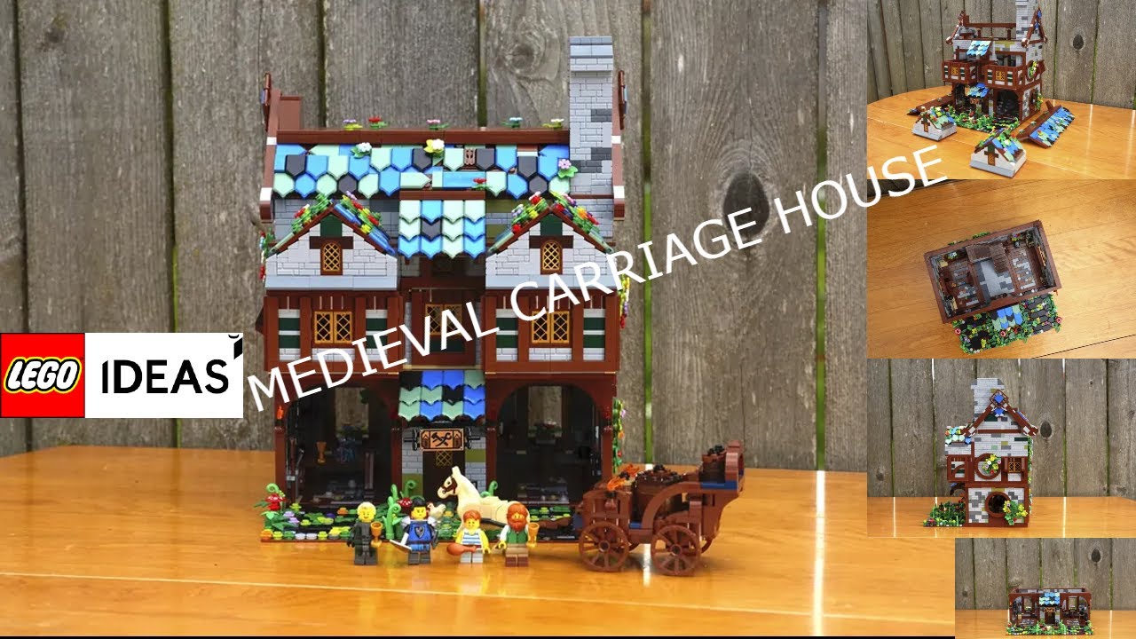 LEGO IDEAS MEDIEVAL CARRIAGE HOUSE By AxelAFOL - YouTube