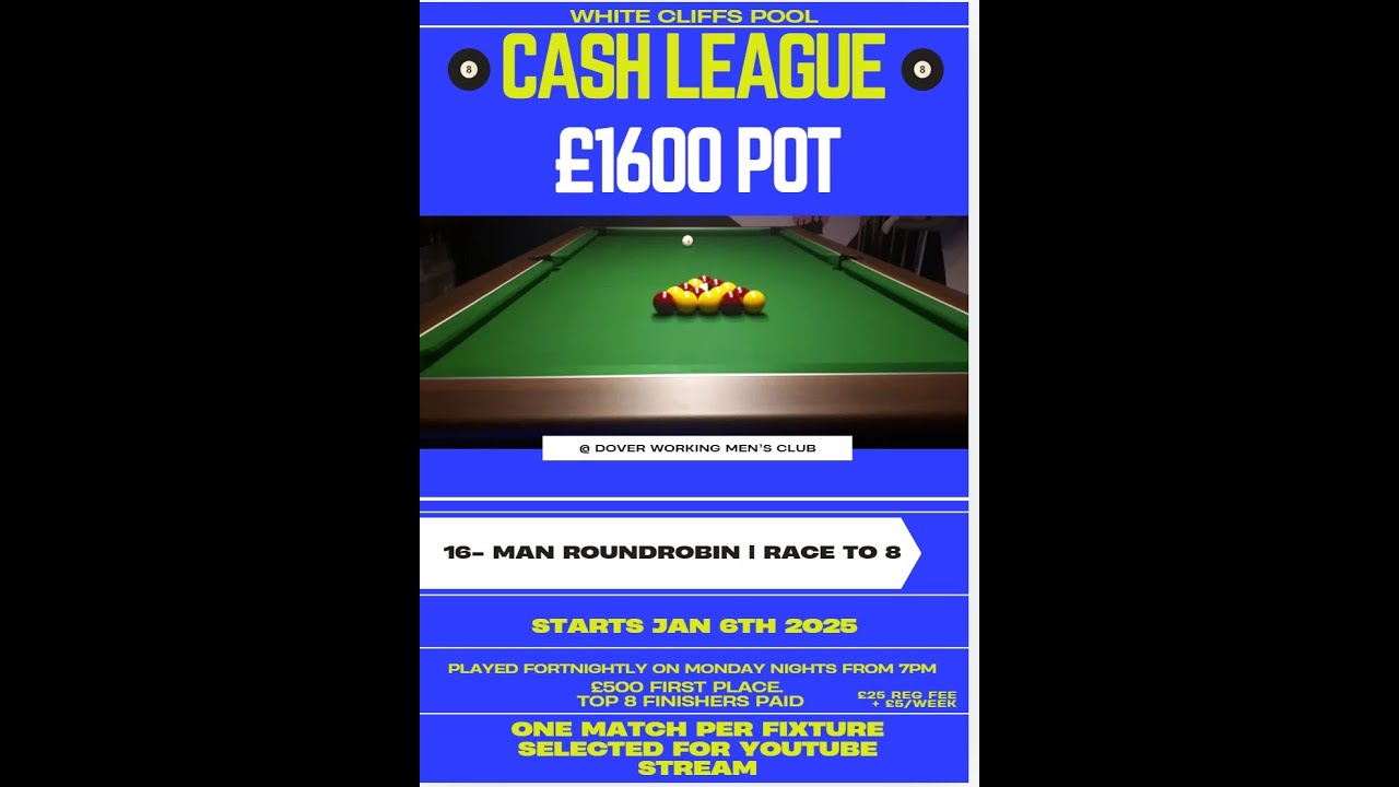 White Cliffs Cash League - Week 3 - Dayton Hayes vs Ian Beales - YouTube
