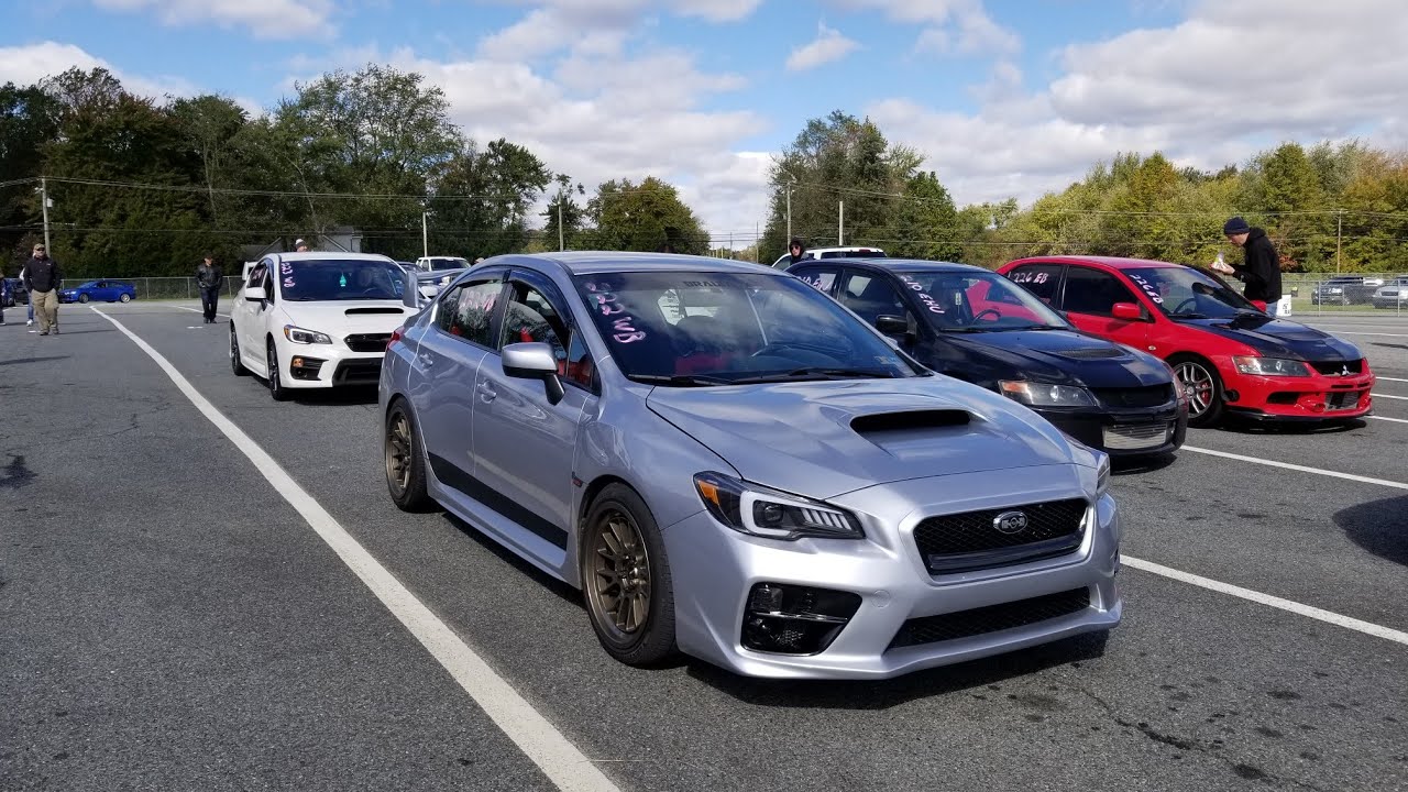 1/4 Mile Race In My Flex Fuel 15 WRX - YouTube