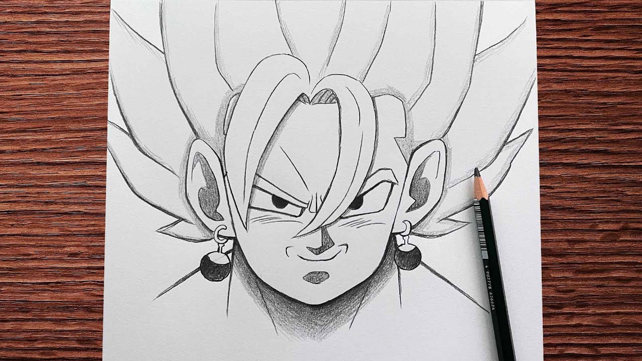 How to draw Vegito | Easy pencil sketch - YouTube