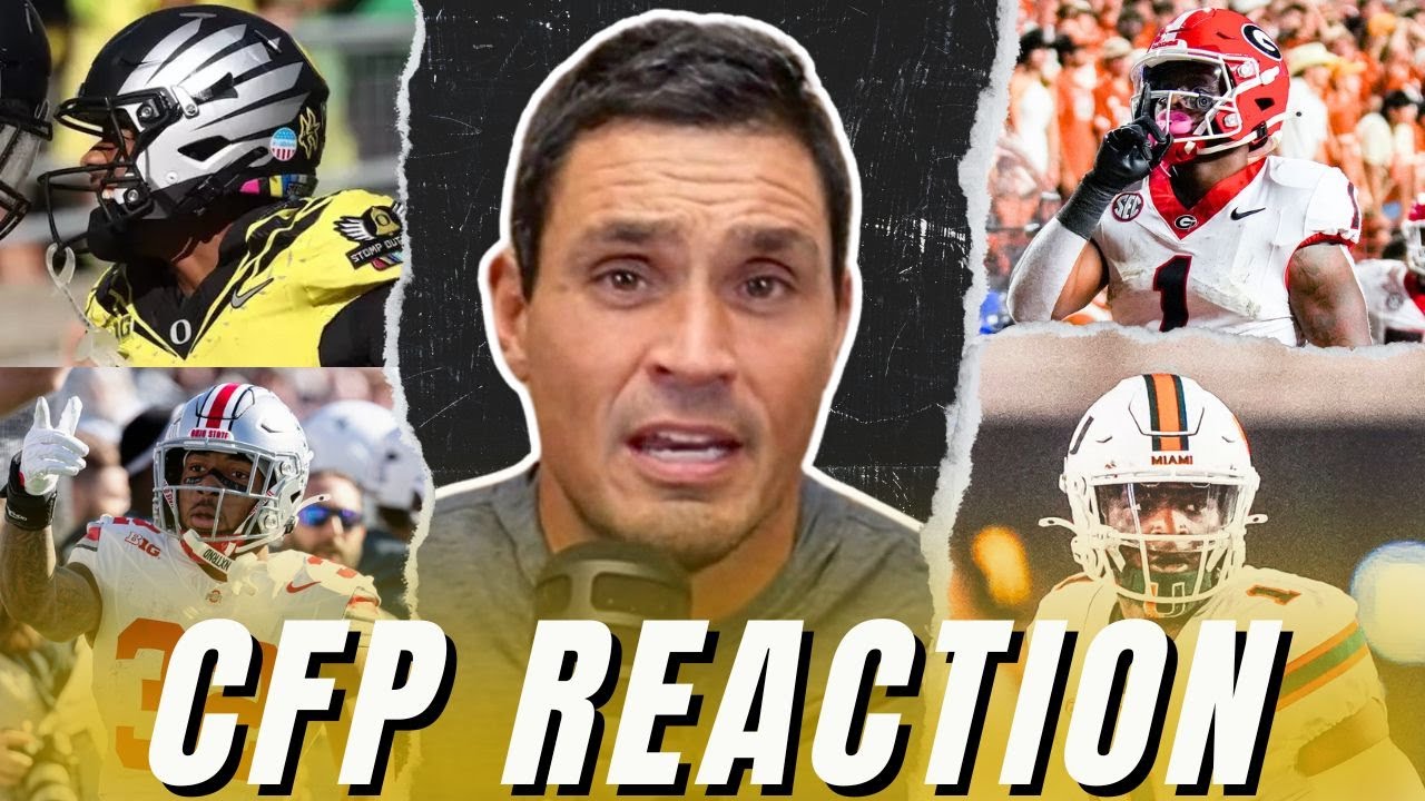 CFP Rankings REACTION | First CFP Committee Rankings Revealed ...