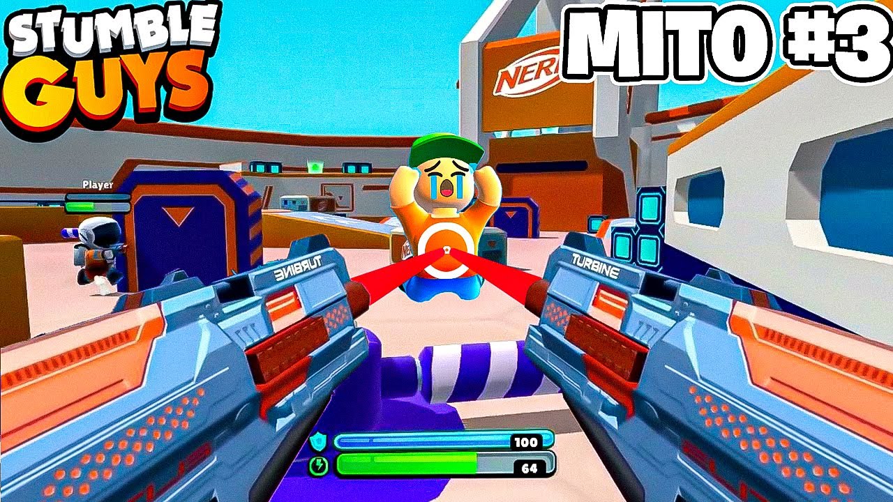 20 MITI E SEGRETI DELLA NUOVA MAPPA NERF di STUMBLE GUYS! - YouTube