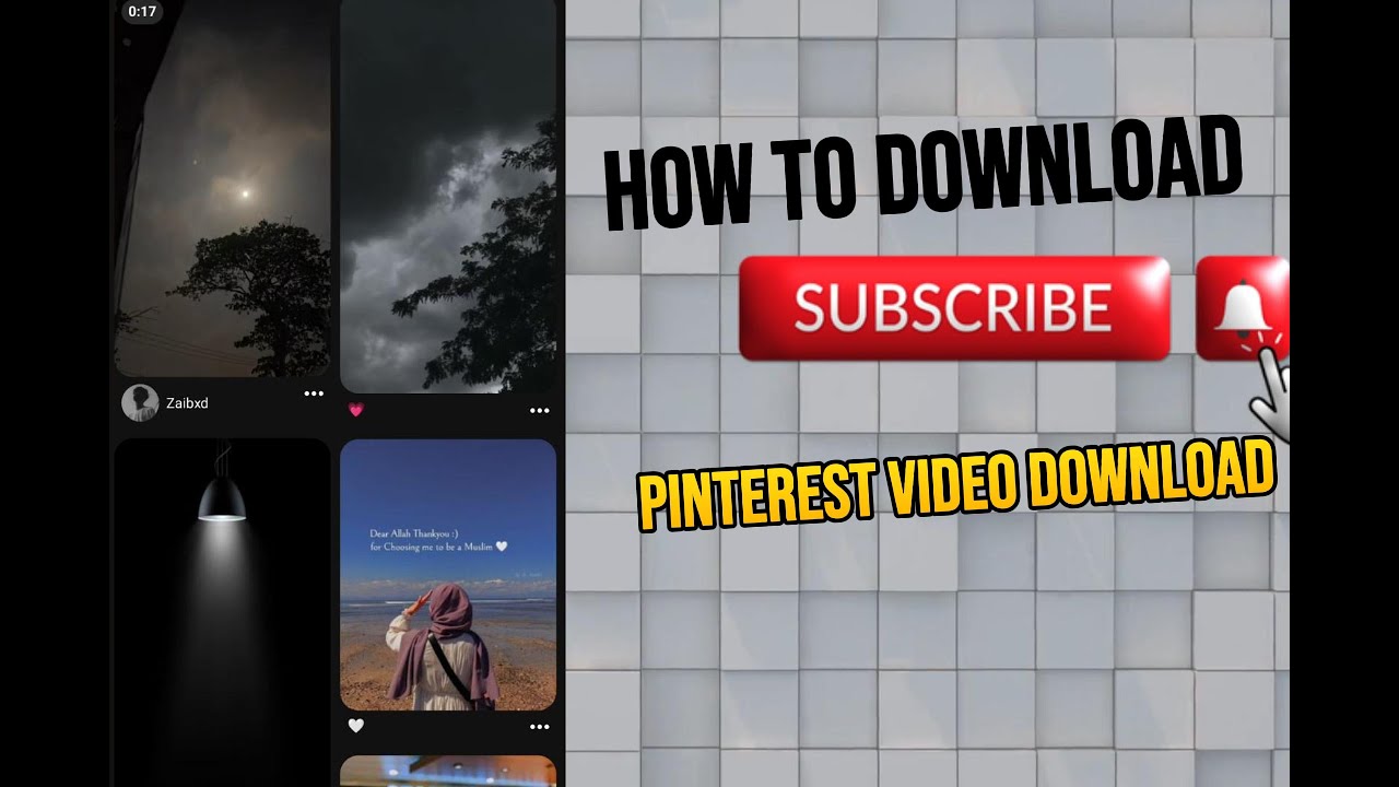 how to download pinterest video - YouTube