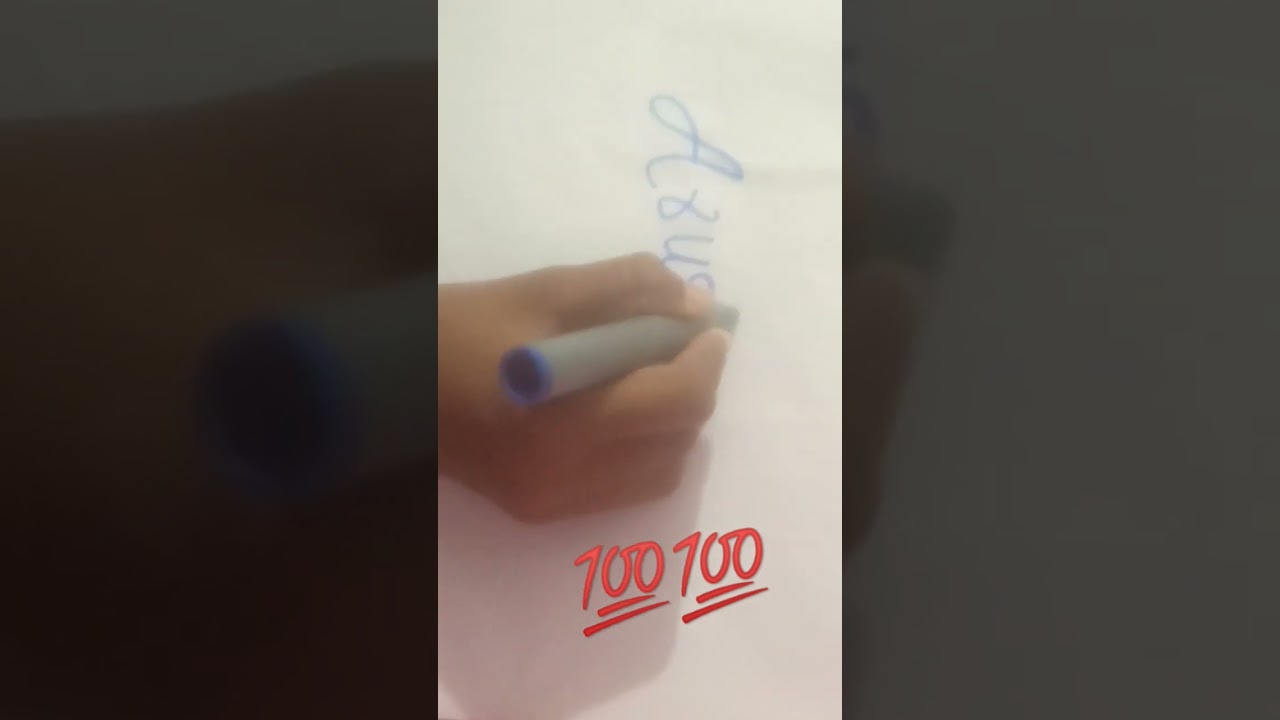 How to write a arushi name #calligraphy / style please like this ...