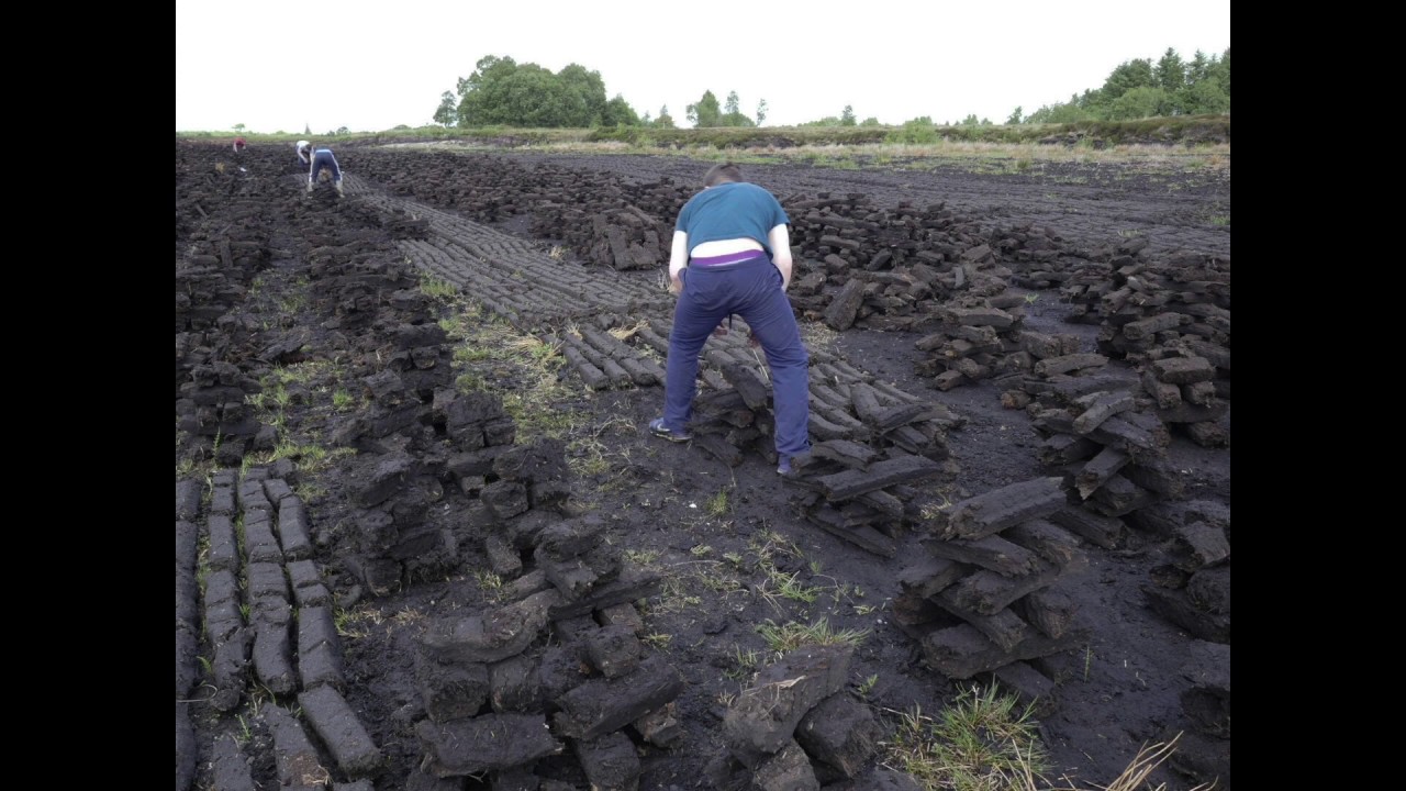 Footing Turf at Clough Bog, Gurteen, Co.Galway - YouTube