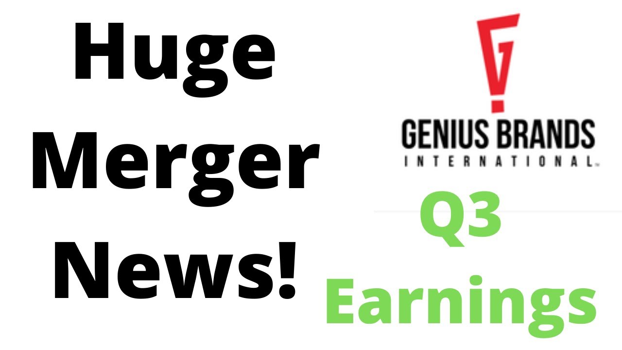 Genius Brands (GNUS) Stock News! HUGE MERGER + Q3 EARNINGS UPDATE - YouTube