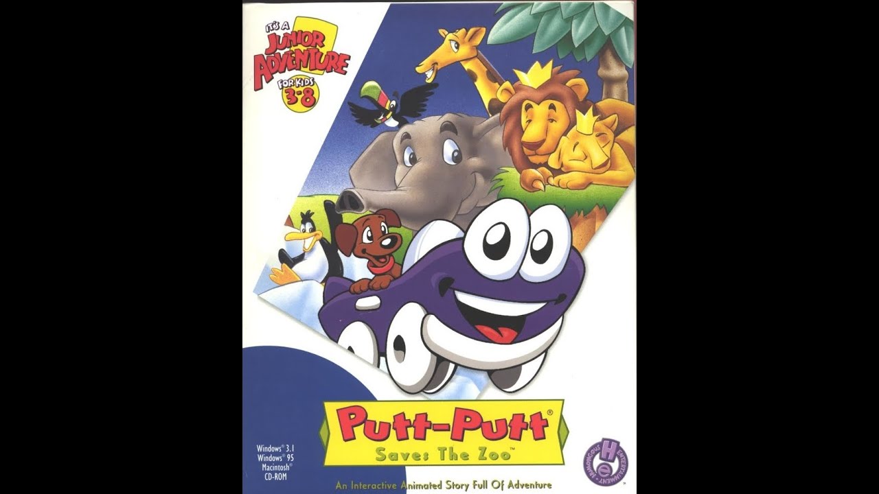 Opening To Putt Putt Saves The Zoo 1996 PC CD-Rom - YouTube