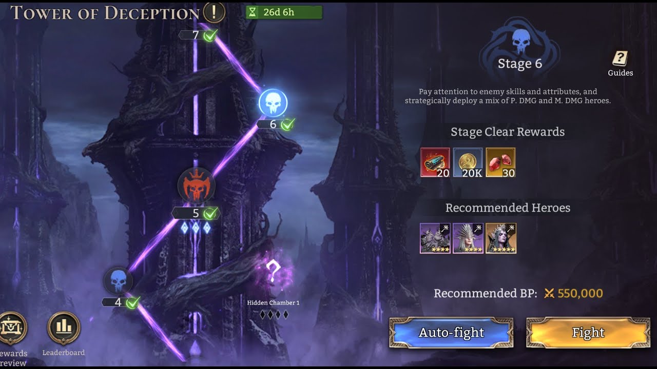 #watcherofrealms Tower of Deception stage 6 - YouTube