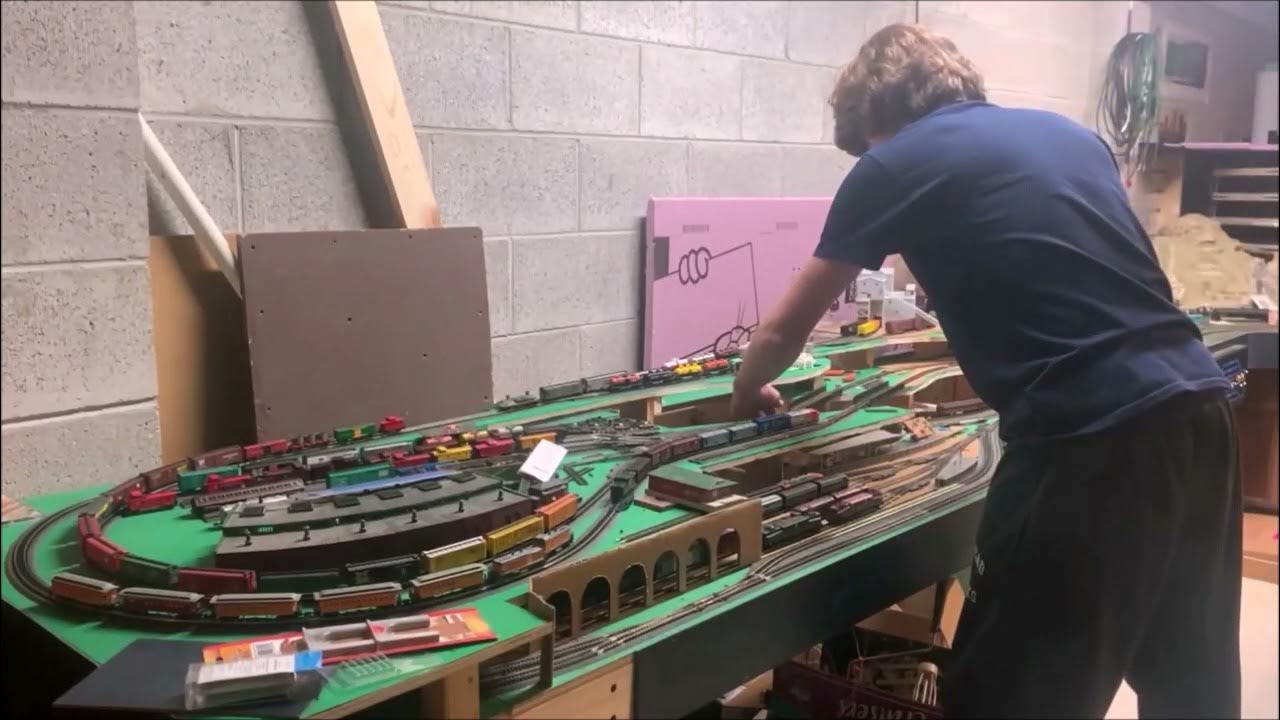 Operating 7 N-Scale Trains on my 14' by 3' N-Scale layout still in ...