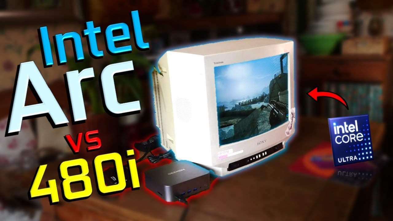 Intel's New Arc iGPU ... Ultra Settings on a CRT? - YouTube