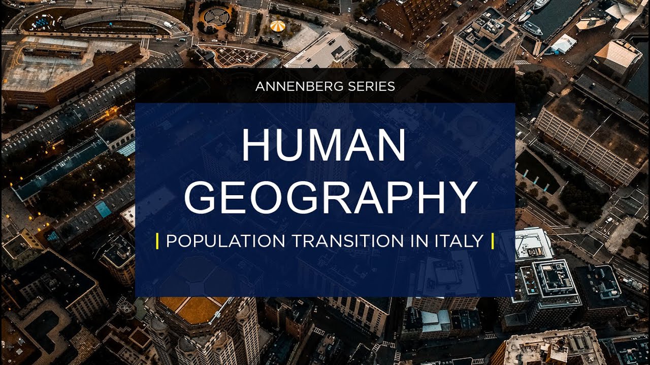 Human Geography Ep 06: Population Transition in Italy - YouTube