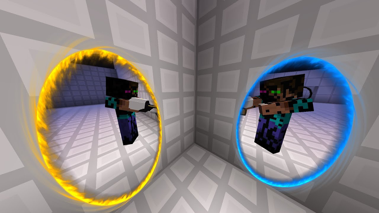 THIS PORTAL GUN MOD IS CRAZY... // Minecraft PORTALGUN Mod - YouTube