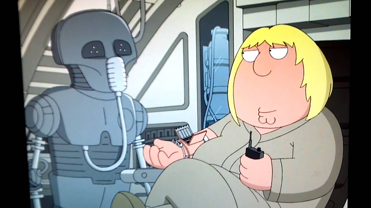 Family Guy 'Star Wars' Luke's New Hand. - YouTube
