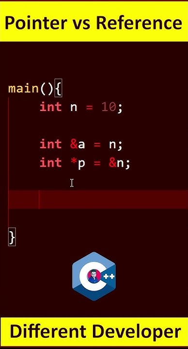 Pointer variable Vs Reference variable - YouTube
