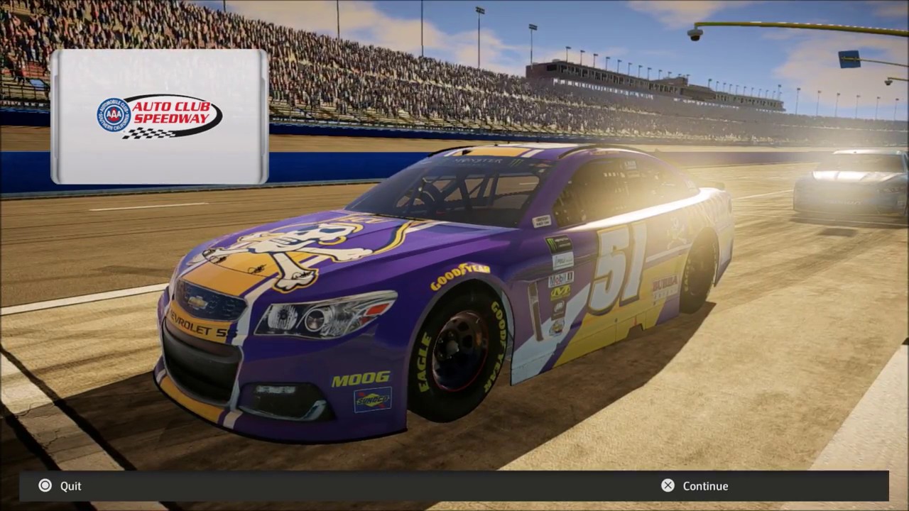 NASCAR Heat 2 - Cody Ware @ Auto Club - YouTube