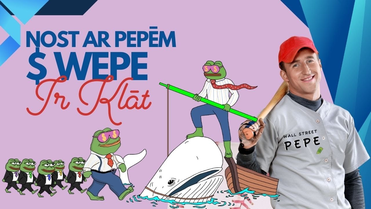 Wall Street Pepe ($WEPE): No Meme līdz Kripto Tirgus Meistaram! - YouTube