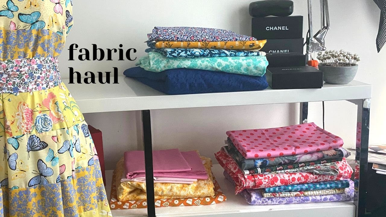 Fabric Haul! 🌼💜 gorgeous cotton prints - YouTube