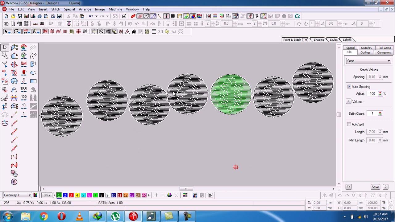 Wilcom Tutorials/How to make Traveling of any object 1st of all with HOME button #wilcom # ...