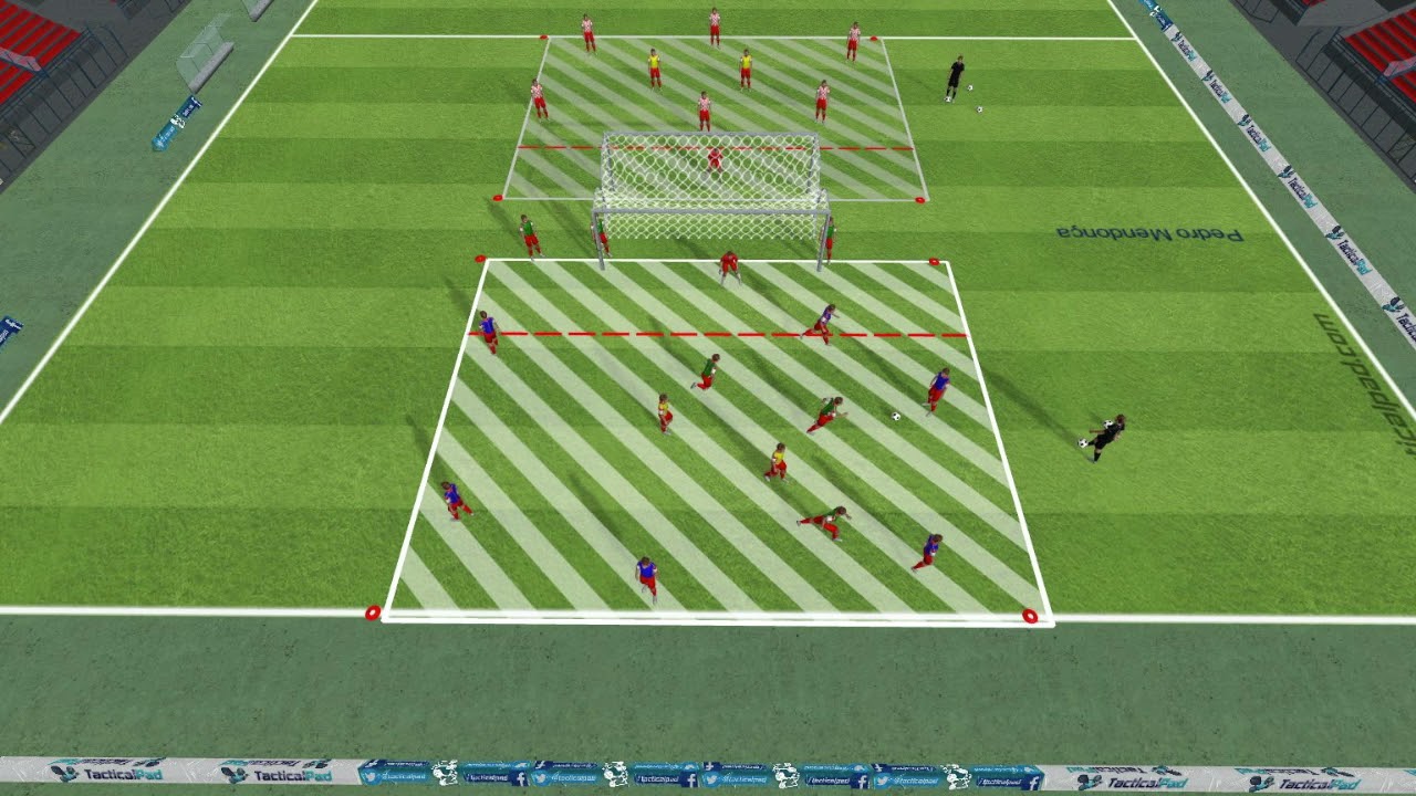 Position Game with Shooting and Transitions - YouTube